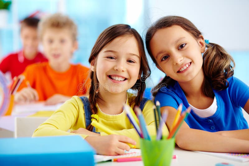 Children at school stock image. Image of friendship, diligent - 33942531