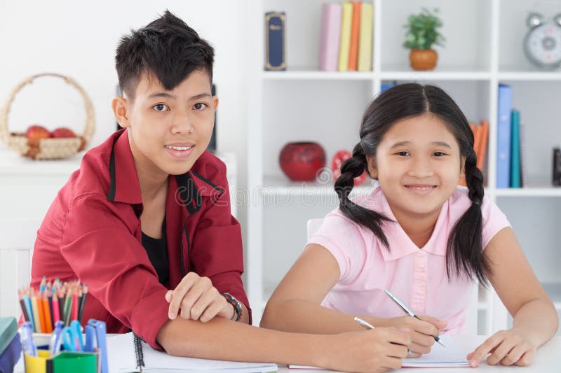 Diligent pupils stock photo. Image of learning, classmates - 33123350