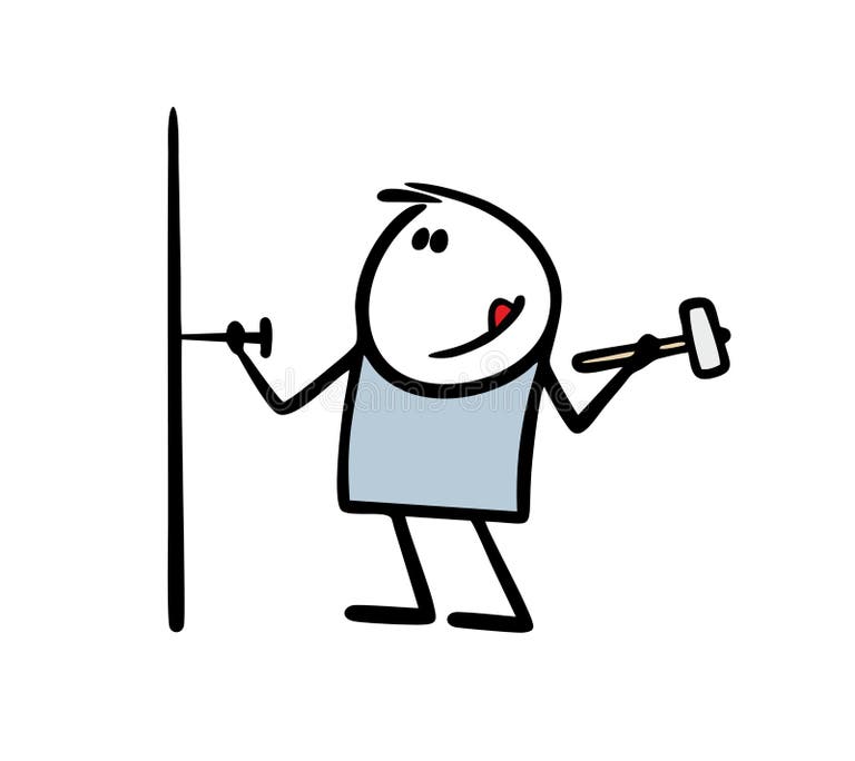 Stickman Carpenter Stock Illustrations – 66 Stickman Carpenter Stock ...