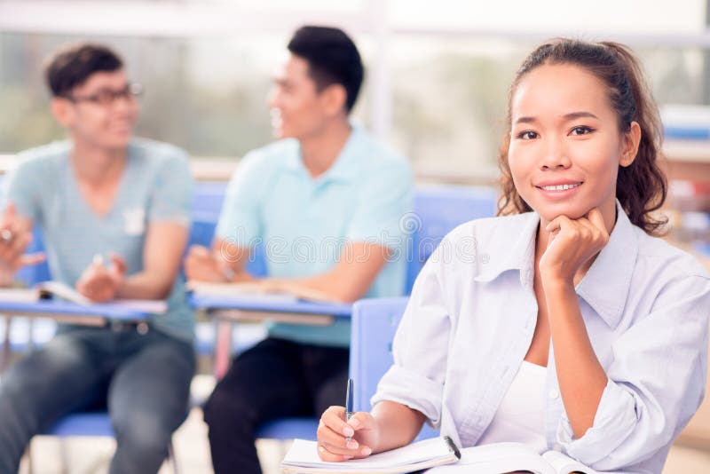 Diligent student stock photo. Image of ballpoint, college - 34646842