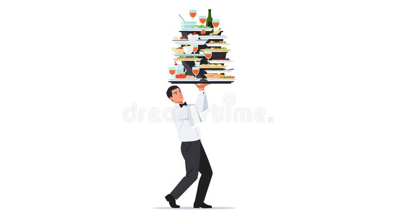 Diligent Waiter Stock Illustrations – 4 Diligent Waiter Stock Illustrations, Vectors & Clipart ...