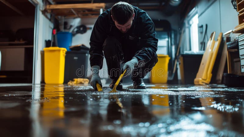 A Diligent Worker Tackles a Challenging Task in a Clean and Organized ...