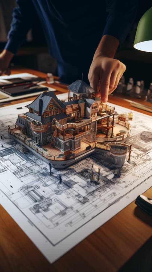 Diligently Working on Blueprint, Converting Creative Ideas into ...