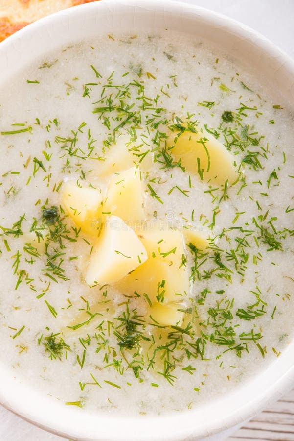 Dill soup stock image. Image of dill, lunch, meal, dinner - 28701673