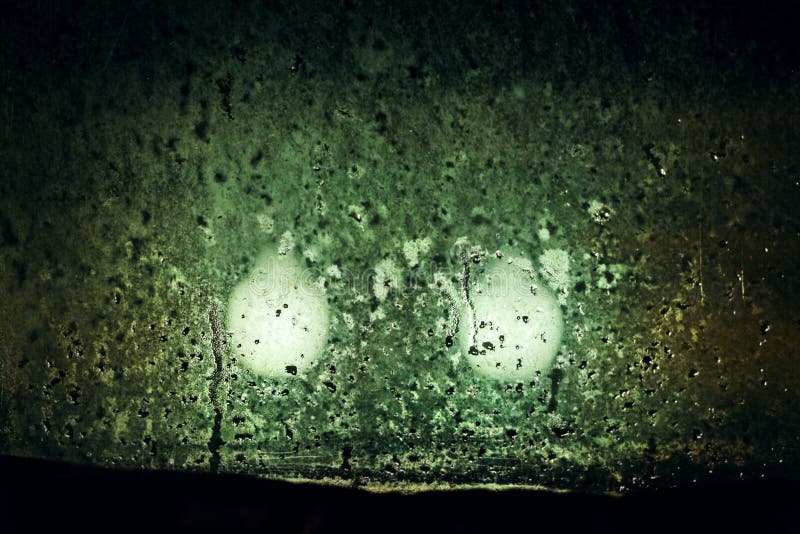 Dim Lights Outside Inclement Weather Stock Image - Image of surface ...