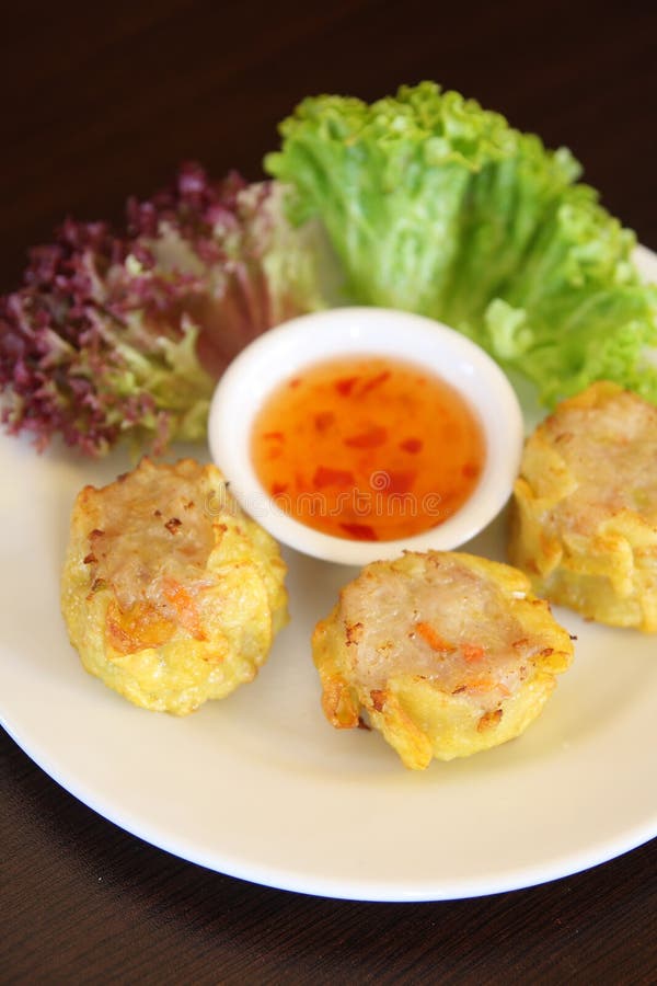 Dim Sim, Dumpling. Chinese Appetizer Stock Photo - Image of close, food ...