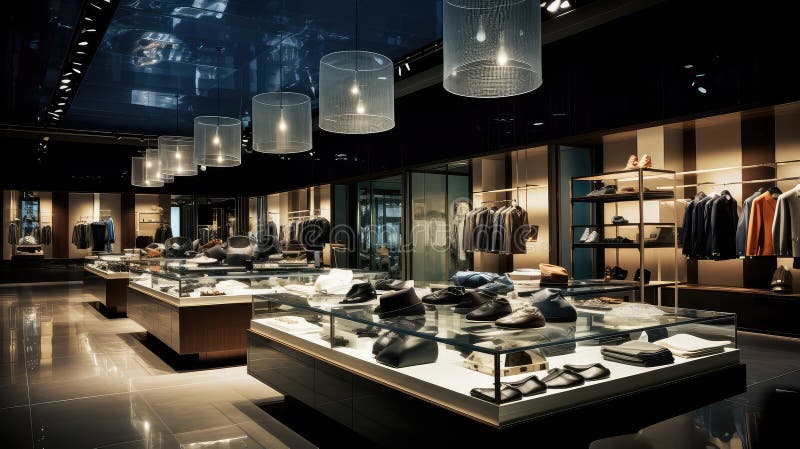 Dim store lighting stock illustration. Illustration of exclusivity ...