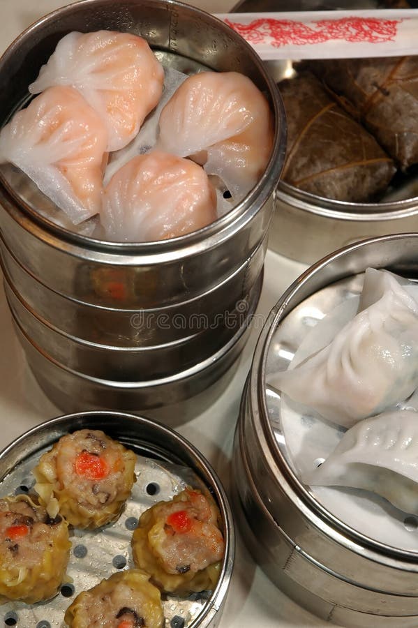 Dim Sum stock photo. Image of containers, food, carrot - 7195640