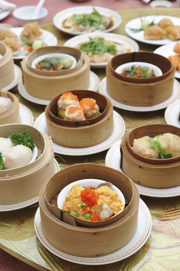 Dim Sum, Asian Cuisine Menu Stock Image - Image of appetizer, chinese ...