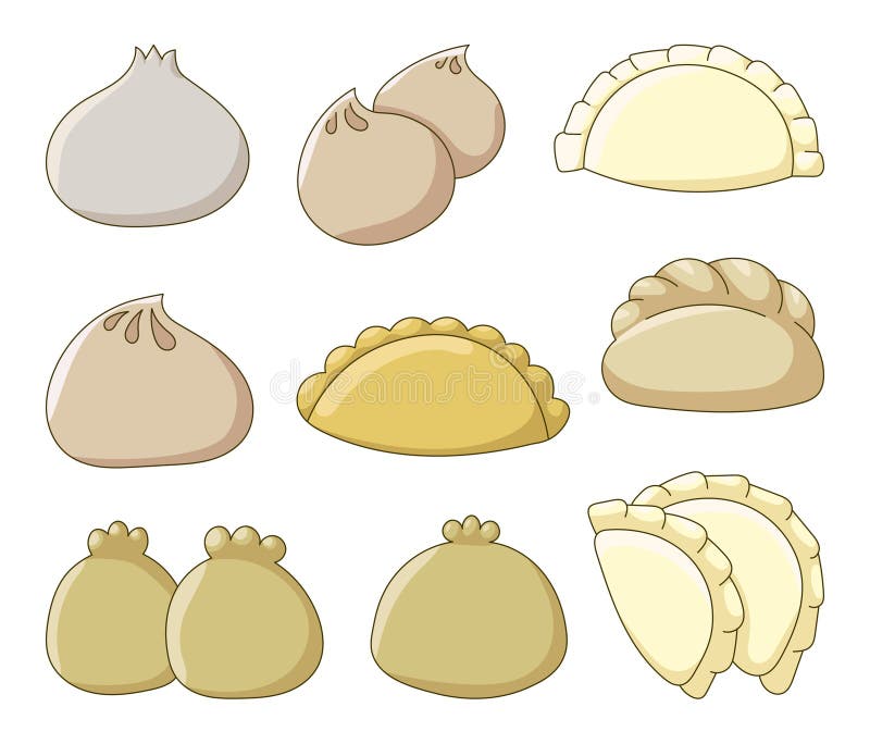 Chinese Dumplings Drawing