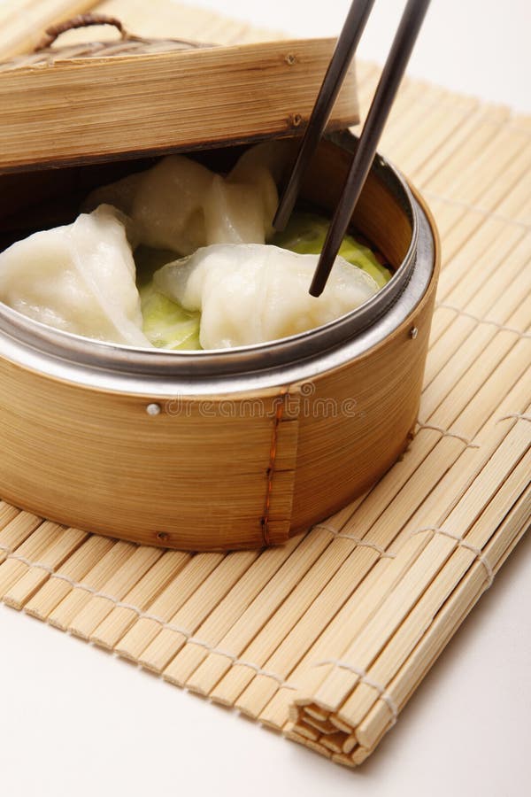Dim Sum in Bamboo Steamer. Conceptual Image Stock Photo - Image of ...