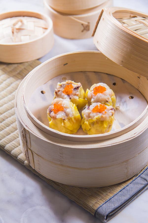 Dim sum stock image. Image of basket, dinner, oriental - 93476273
