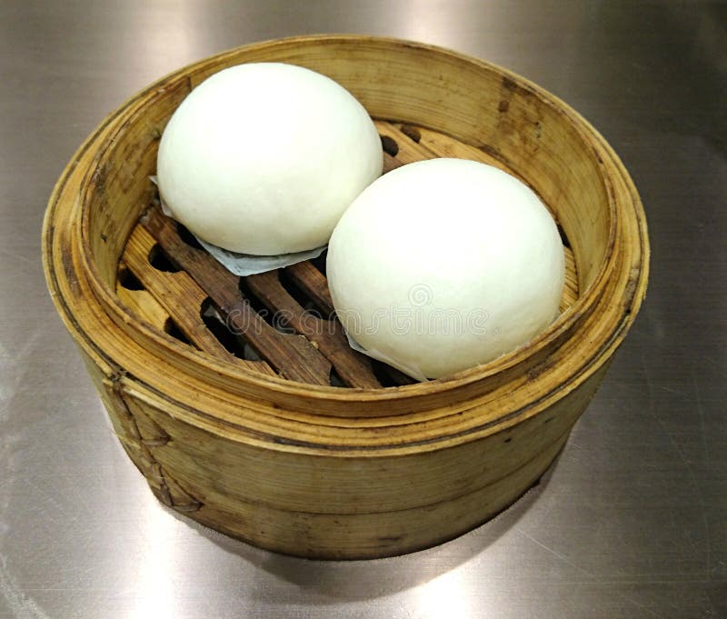 Dim Sum Custard bun stock image. Image of icons, bread - 136587225