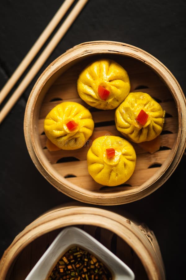 Dim Sum Dumplings. Chinese Traditional Food Stock Image - Image of ...