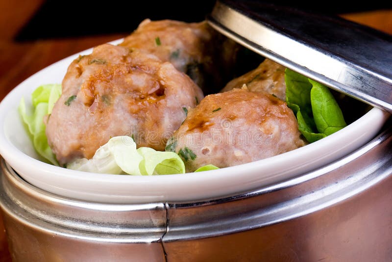 Dim Sum Meat Balls stock image. Image of meatball, dish - 21171747