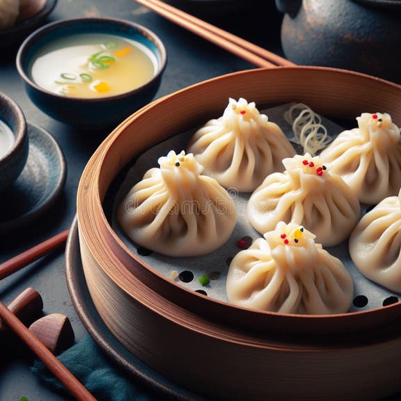 Dim Dim Dim is Served in the Middle of a Table Stock Image - Image of ...