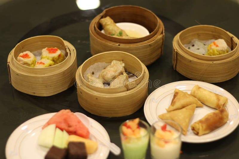 Dim sum stock image. Image of food, dish, dimsum - 205967719