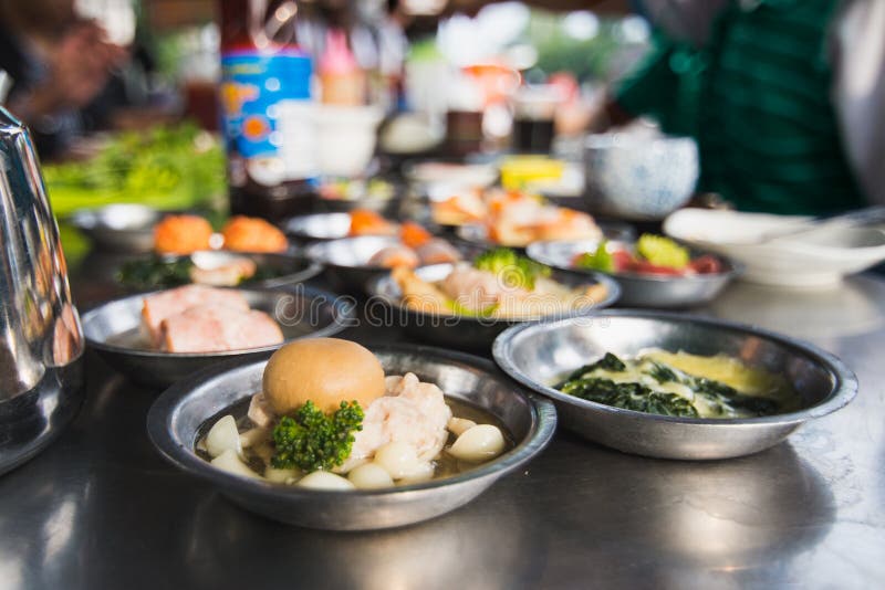 Dim Sum Set in Breakfast Restaurant Stock Photo - Image of meal ...