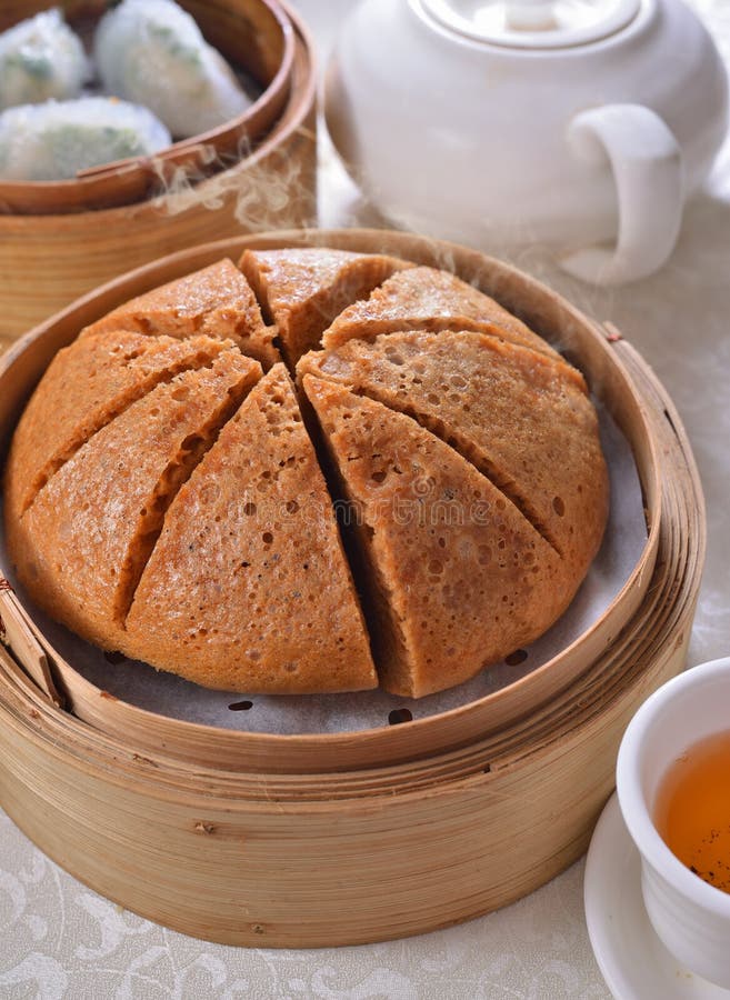 Dim Sum Sponge Cake stock photo. Image of steam, cane - 198808806