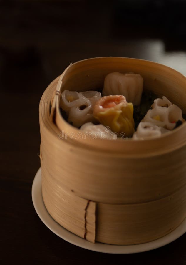 Dim Sum with Steamed Dumplings Stock Photo - Image of dumplings, pork ...