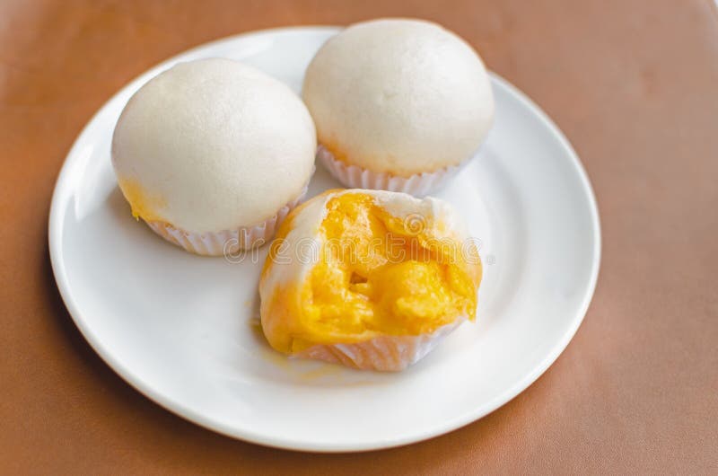 Dim Sum in White Dish Steamed Bow Stock Photo - Image of delicious ...