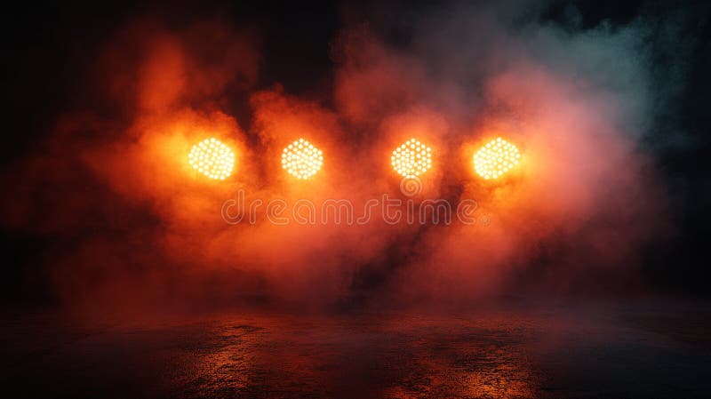 A Dim, Vacant Area is Occupied by a Dense Cloud of Pink Smoke ...