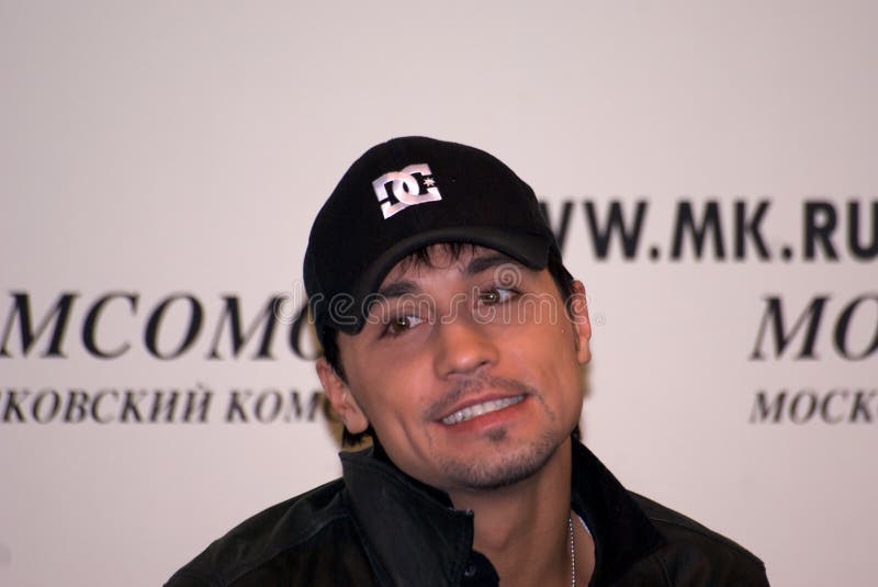 Eurovision 2008 Dima Russia Editorial Stock Photo - Image of hair ...