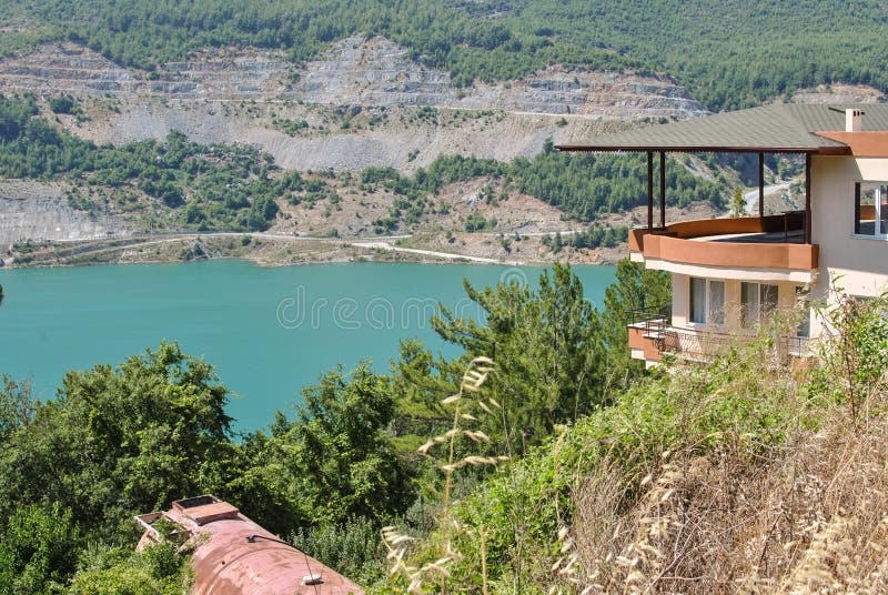 Dimcay lake Alanya Turkey stock image. Image of green - 56417631