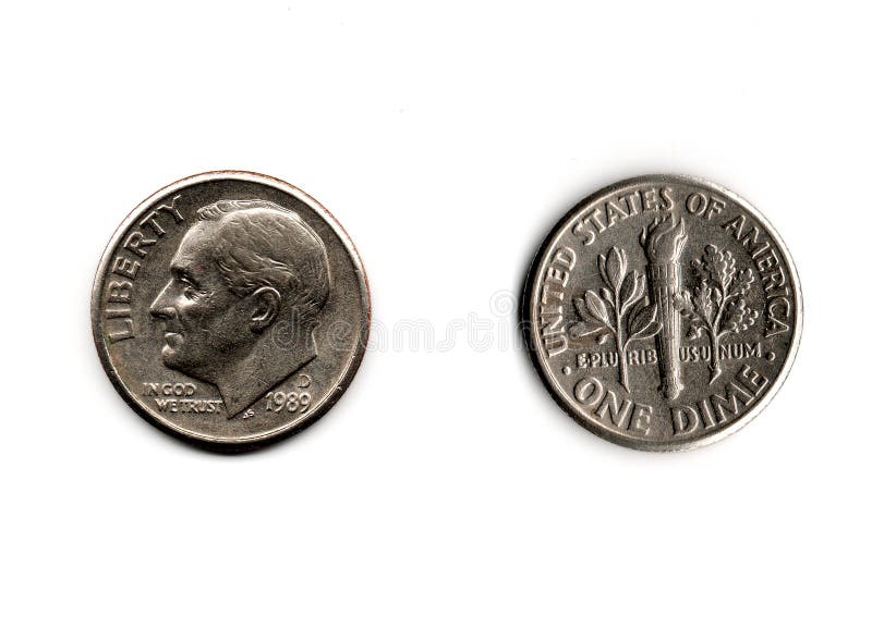 Coin, Dime, Nickel, Quarter Stock Image - Image of penny, lincoln: 9634605