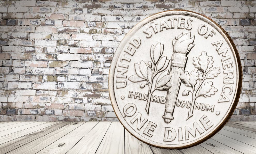 Dime stock image. Image of single, savings, finance - 111505401