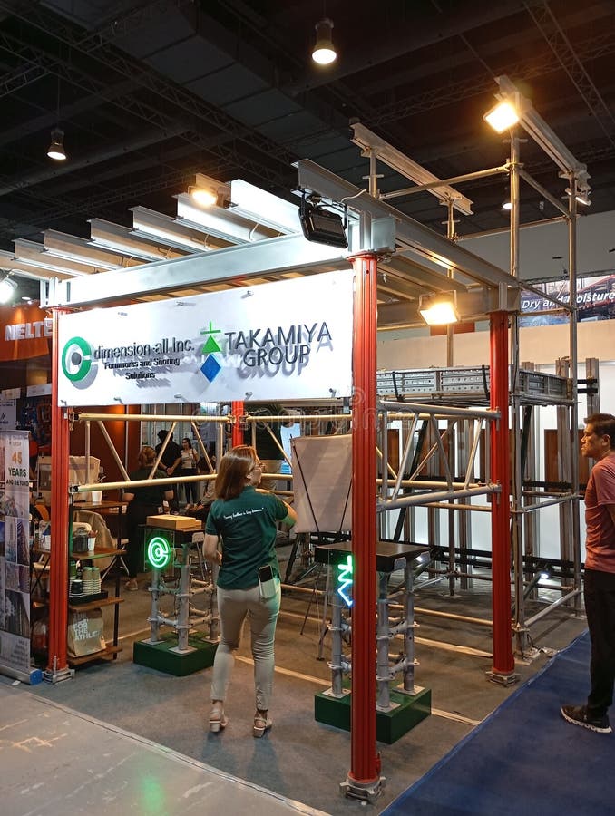 Dimension All at Philconstruct Expo in Pasay, Philippines Editorial ...
