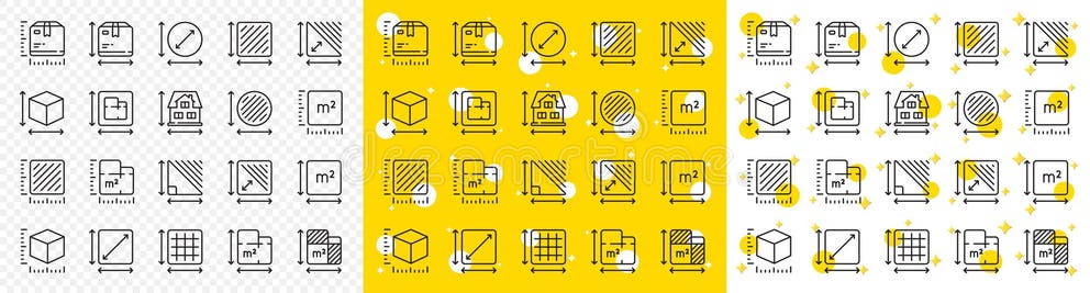 Dimension Square Area Stock Illustrations – 897 Dimension Square Area ...