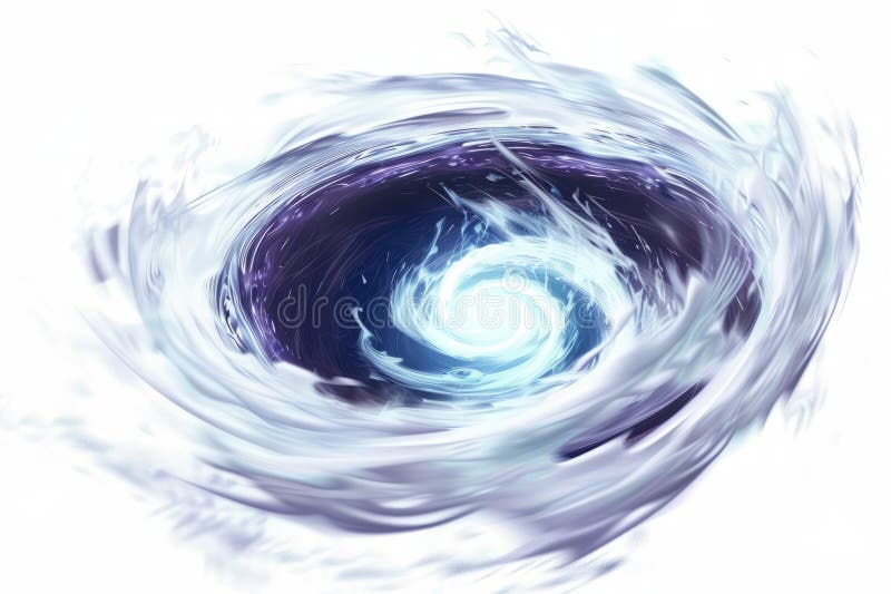 Dimension with Swirling Vortexes of Magical Energy Spell Effects. Stock ...
