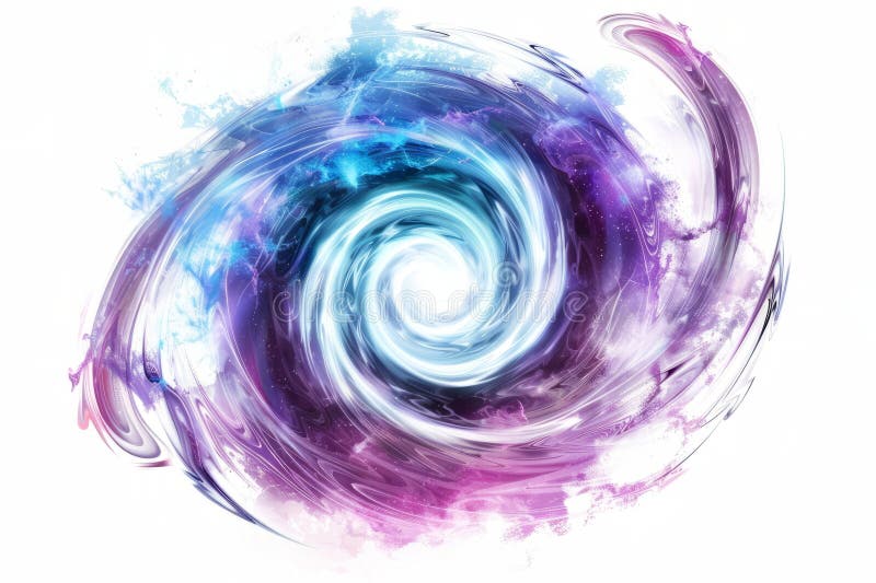 Dimension with Swirling Vortexes of Magical Energy Spell Effects. Stock ...