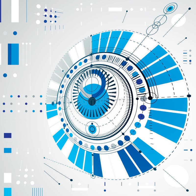 Mechanical pattern stock vector. Illustration of pattern - 8342312