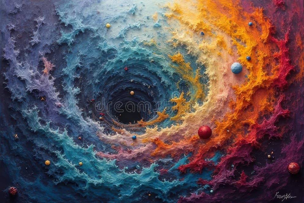 Exploring Interdimensional Art Stock Illustration - Illustration of ...