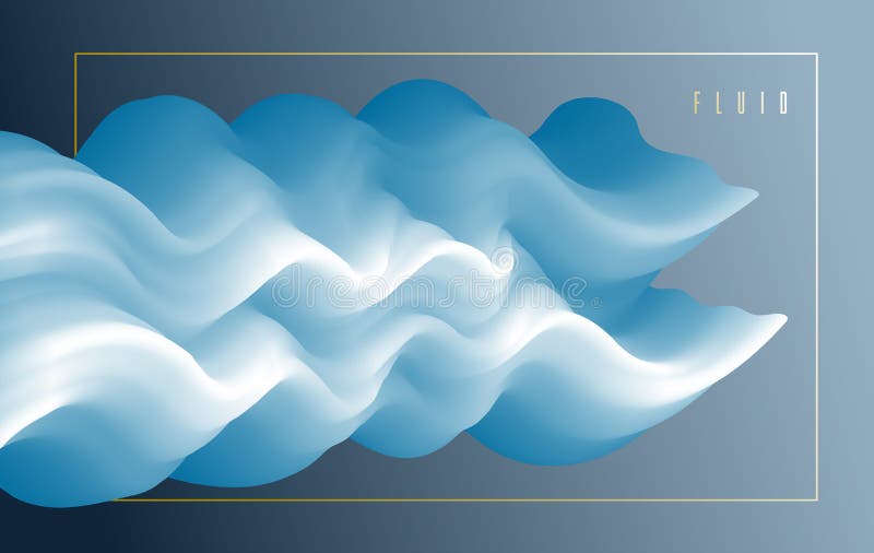 Dimensional Gradient Shape Element for Design, Abstract Colorful Fluid ...