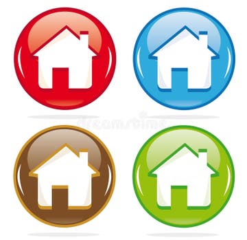 Dimensional house icons stock vector. Illustration of icon - 16850109