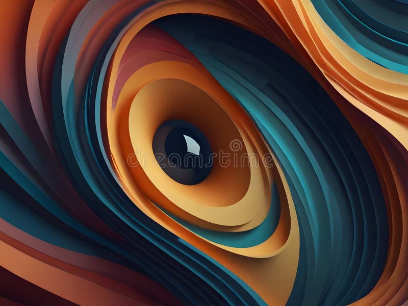 Dimensional Intricacy: an Abstract 3D Design for Engaging Visuals Stock ...