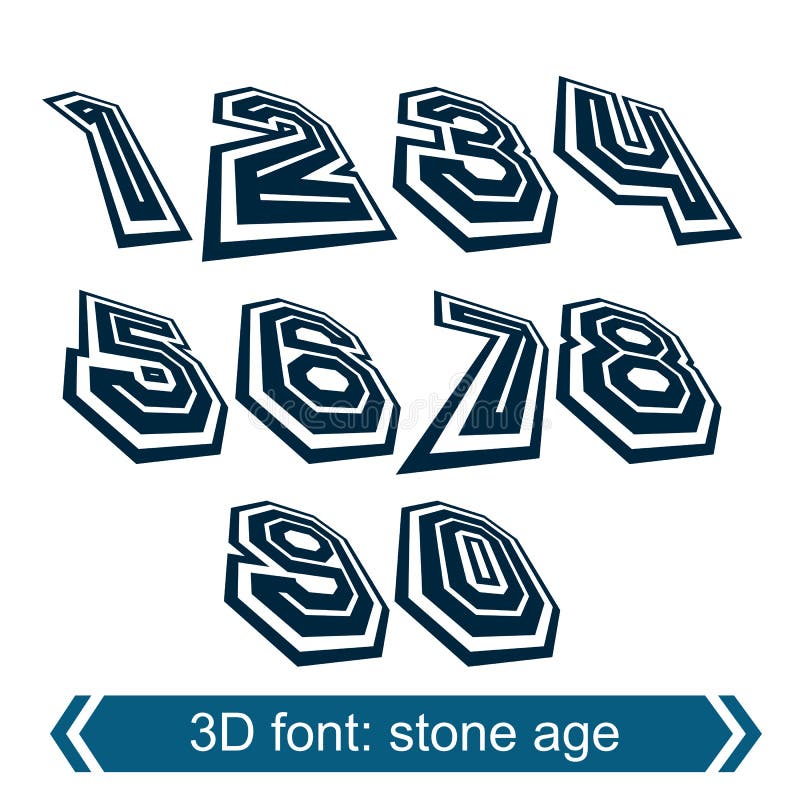 Perspective Numbers Outline Stock Illustrations – 67 Perspective ...