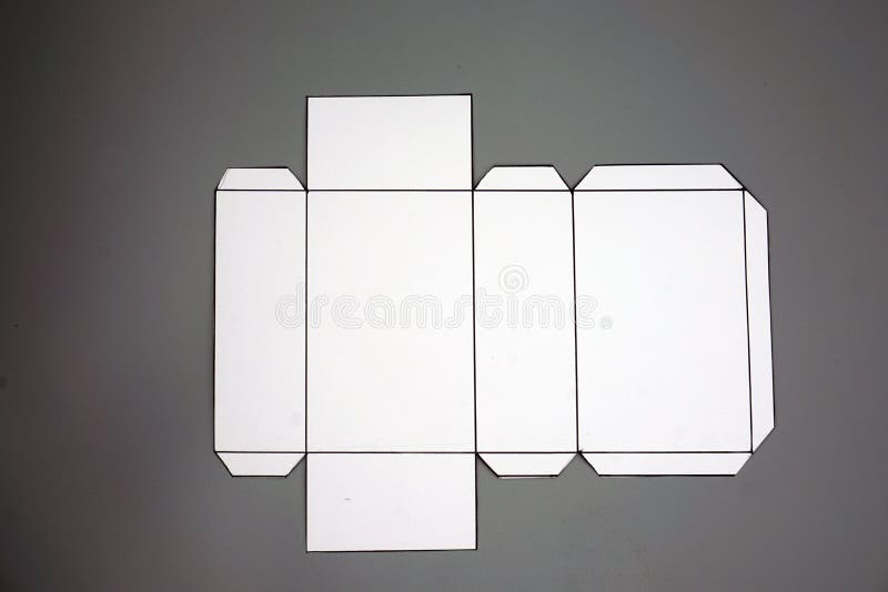 Geometry Net of Rectangular Prism/ Pyramid/ Cube/ . Stock Image - Image ...