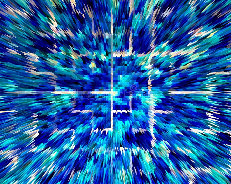 3 Dimensional Skyscraper Blocks Bursting Texture. Stock Illustration ...