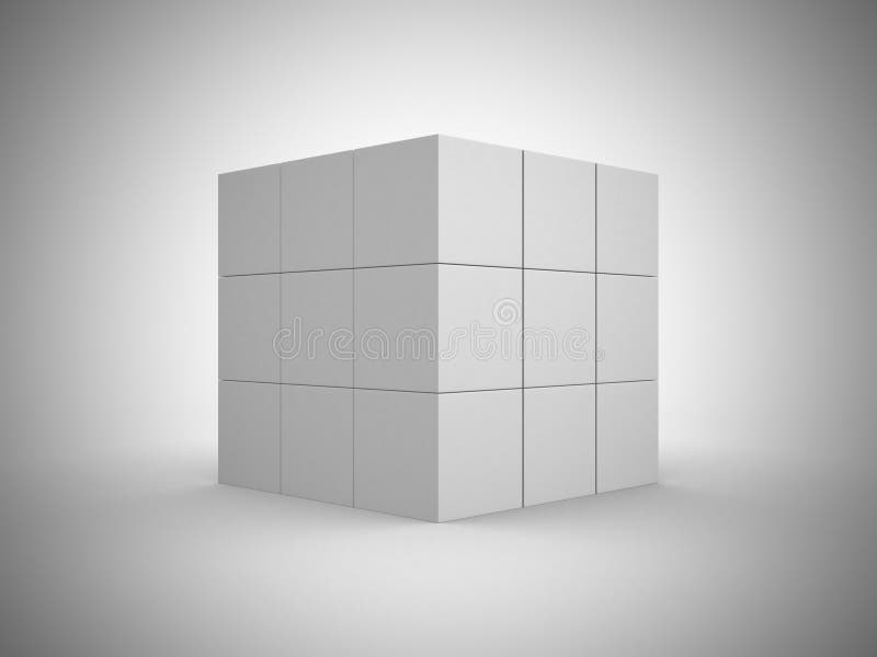 Dimensiones De Una Variable Geométricas De Los Cubos Imagen de archivo ...