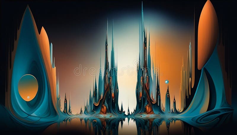 Dimensions Beyond Perception: an AI-Generated Surreal Landscape Made ...