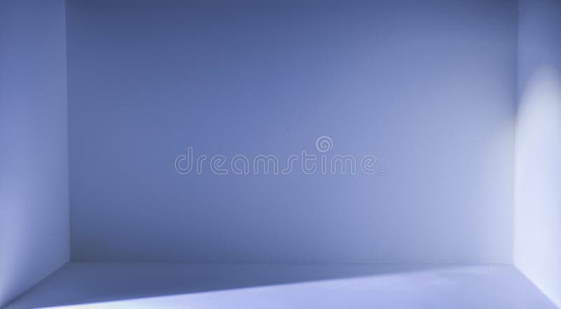 Dimensions of Color, Light and Shadow Illuminate the Empty Space Stock ...