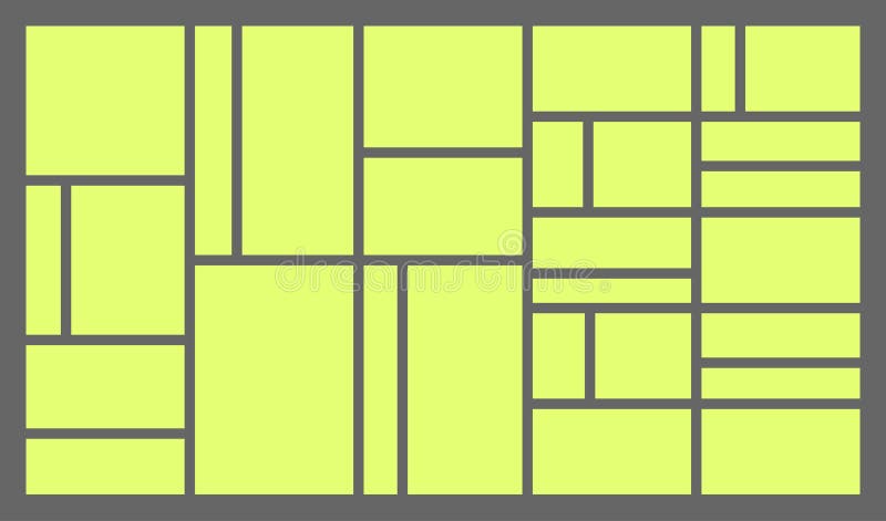 Dimensions 16x9 Trendy Bento Grid Layout Style Brick Ui UX Templates ...