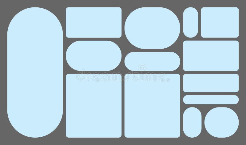 Dimensions 16x9 Trendy Bento Grid Layout Style Brick Ui UX Templates ...