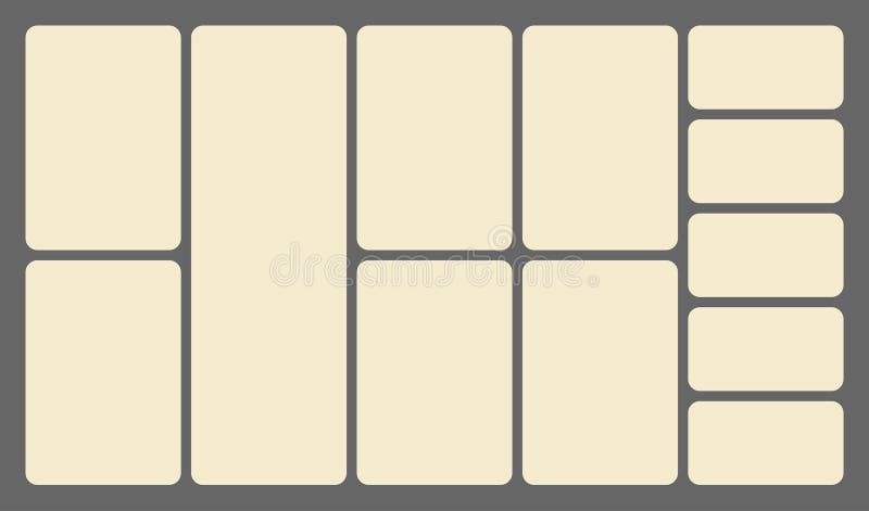 Dimensions 16x9 Trendy Bento Grid Layout Style Brick Ui UX Templates ...