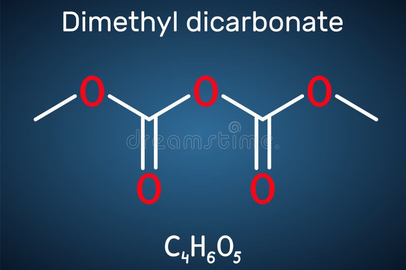 Dimethyl Dicarbonate, DMDC, Velcorin, Dimethyl Pyrocarbonate Molecule ...