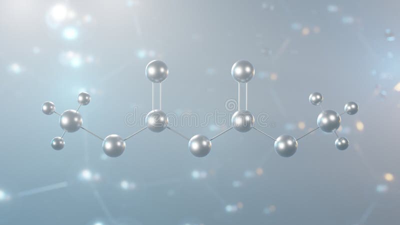 Dimethyl Dicarbonate Molecular Structure, 3d Model Molecule ...